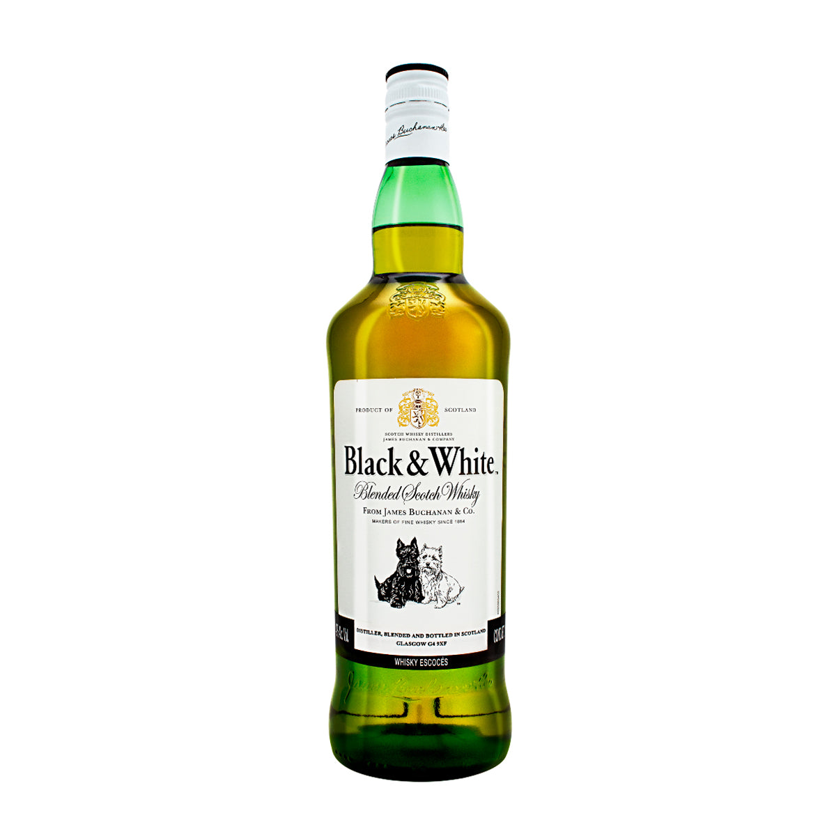 Whisky Black & White Original Blended Scotch 1 L – Vinos América
