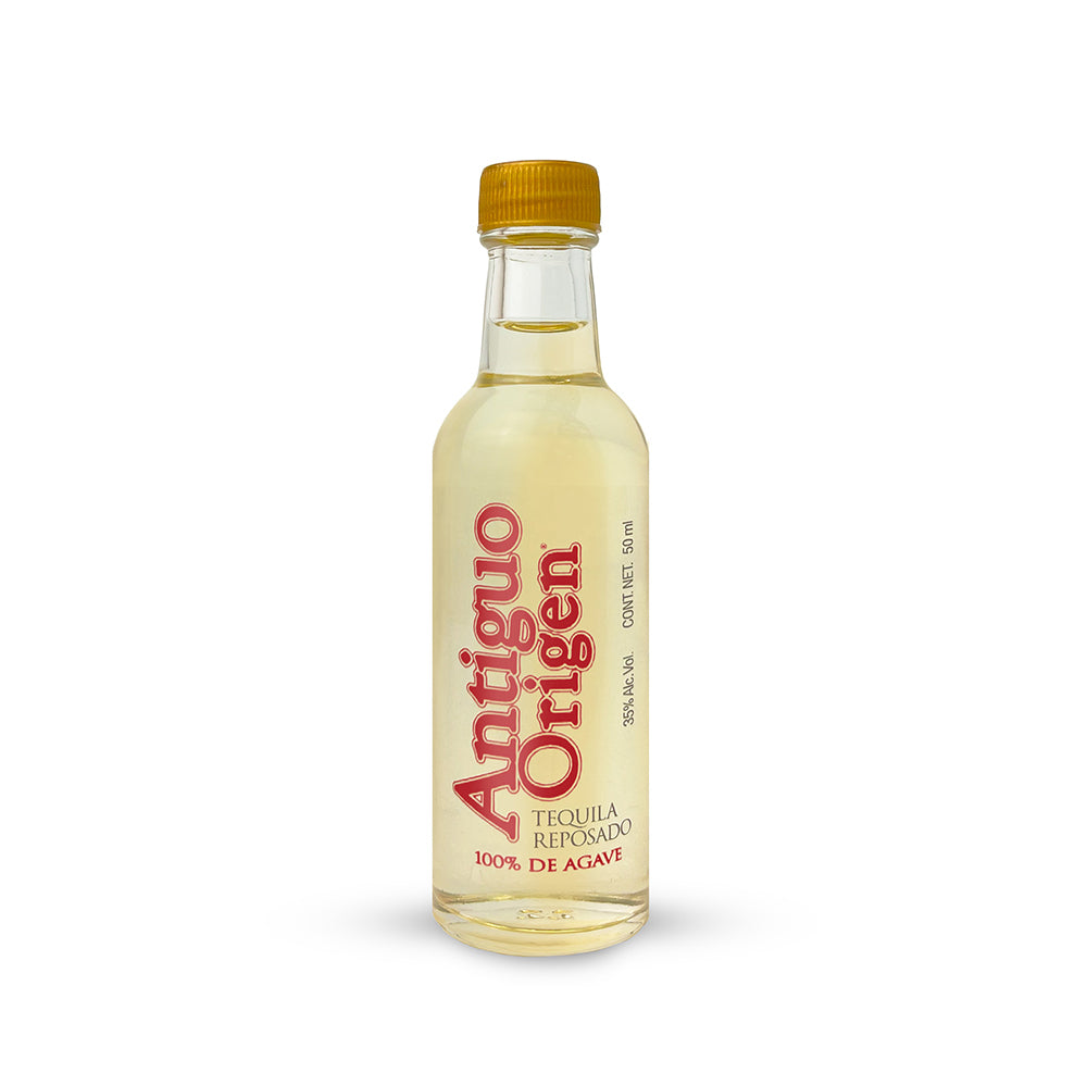 MINI TEQUILA ANTIGUO ORIGEN REPOSADO .50ML – Vinos América