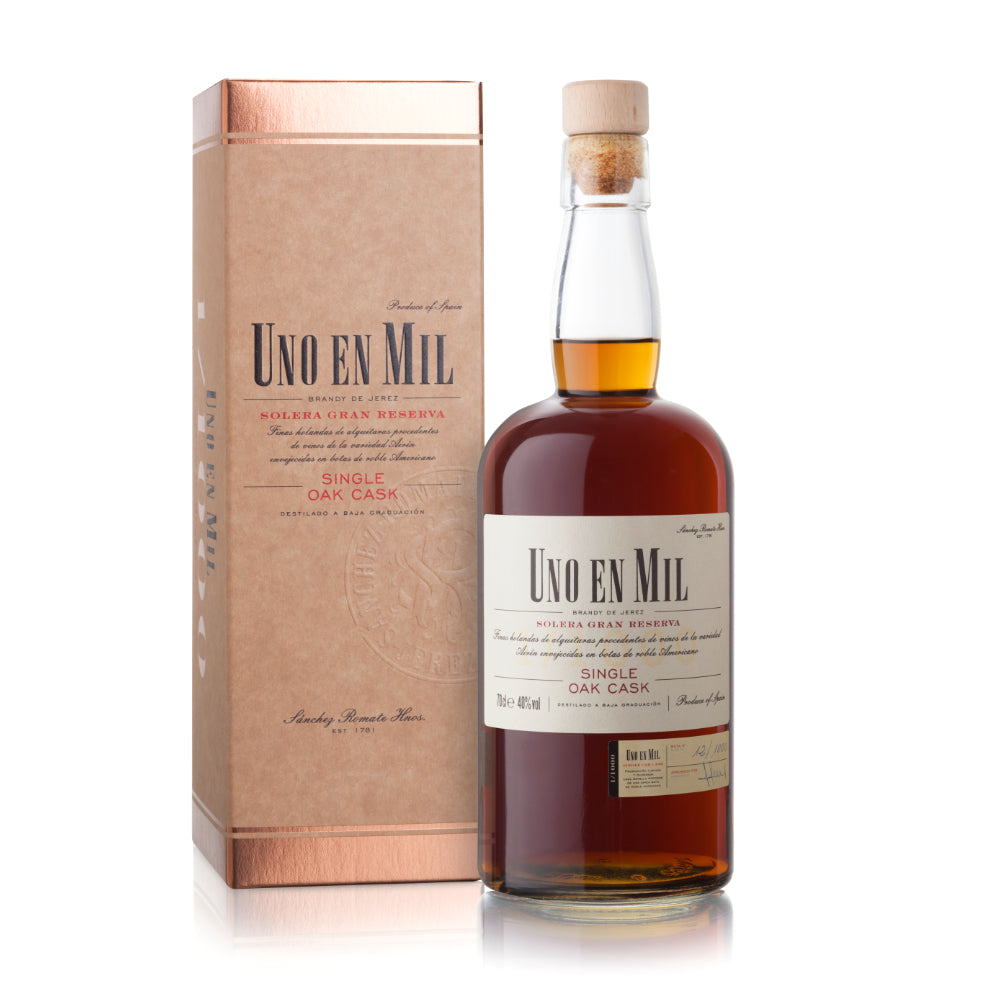 BRANDY UNO EN MIL 700ML – Vinos América