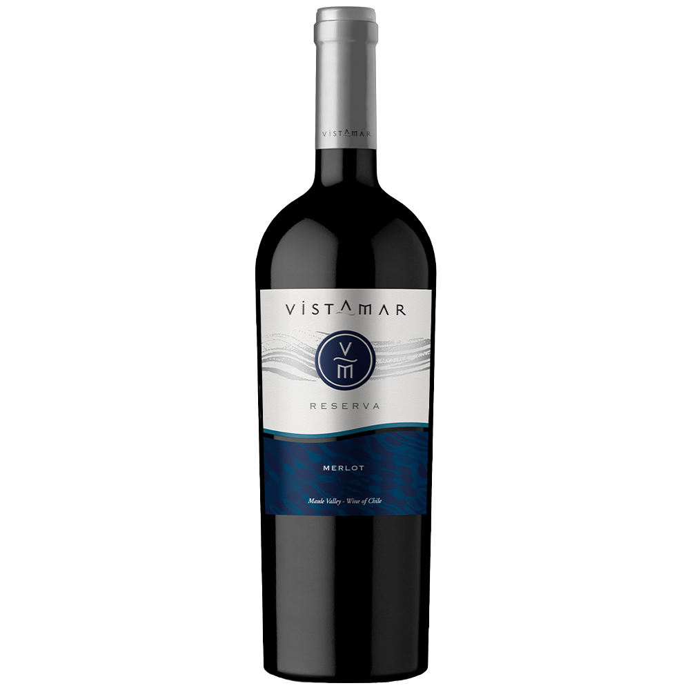 VINO TINTO VISTAMAR RESERVA MERLOT 750 ML – Vinos América