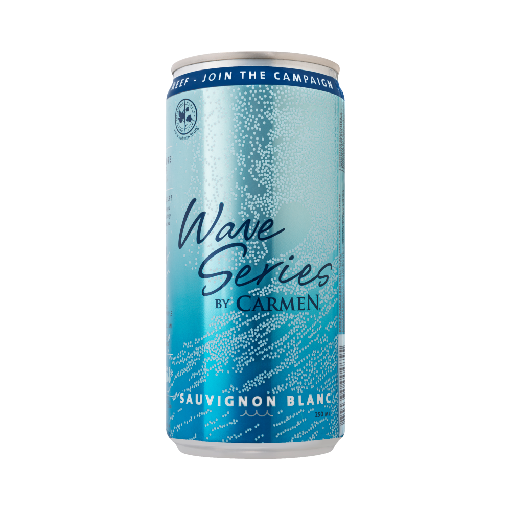 VINO BLANCO WAVE SERIES BY CARMEN SAUVBLANC LT 250ML – Vinos América