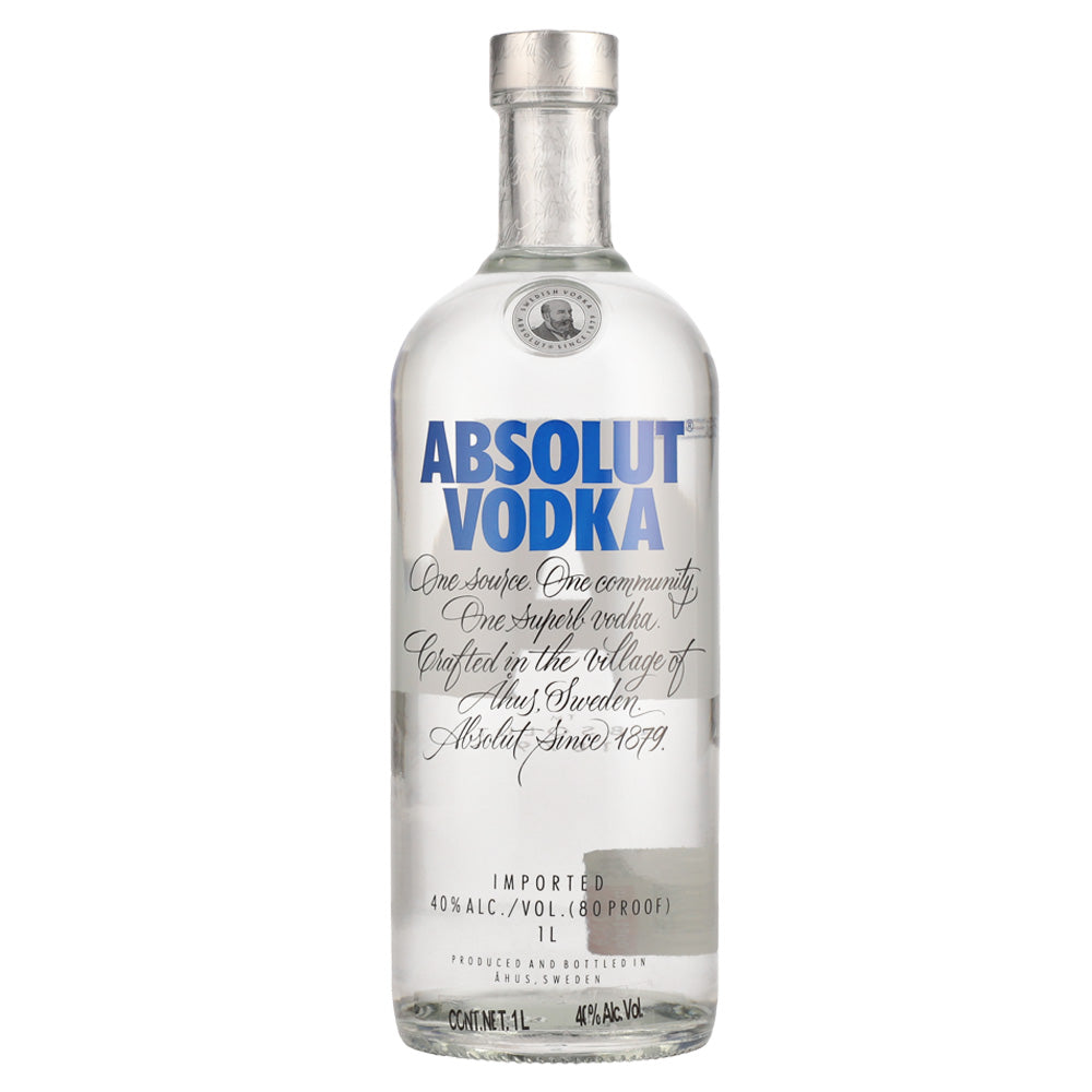 VODKA ABSOLUT BLUE 1000ML – Vinos América