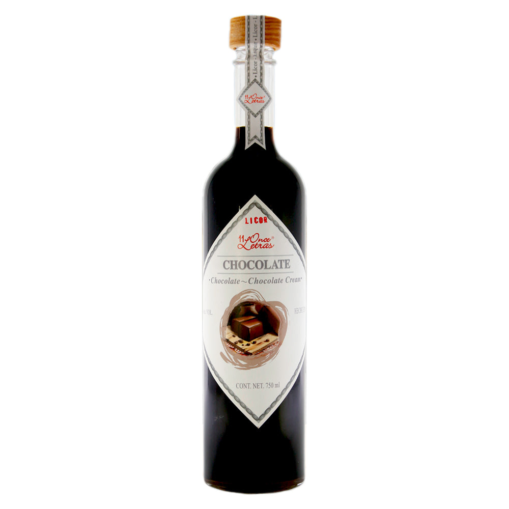 LICOR DE CHOCOLATE ONCE LETRAS 750ML – Vinos América